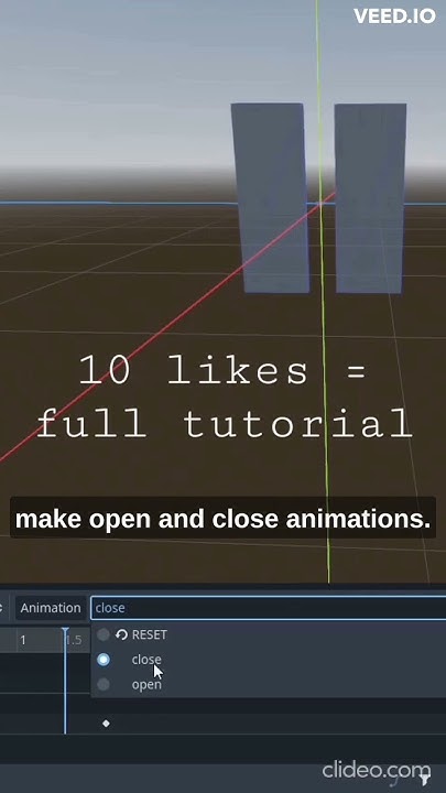how to add interations to godot 4 3d (animation )# shorts#gaming#godot#GODOT - YouTube