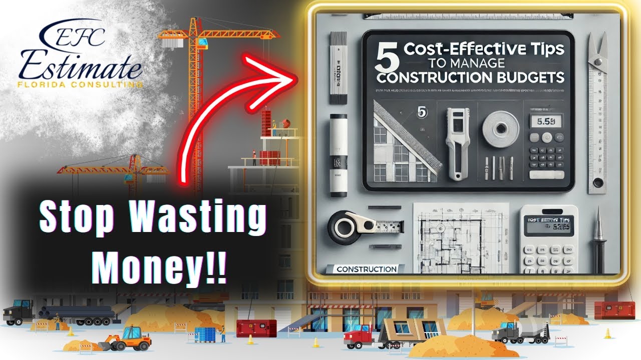 Top 5 Cost-Effective Tips to Manage Construction Budgets!! - YouTube