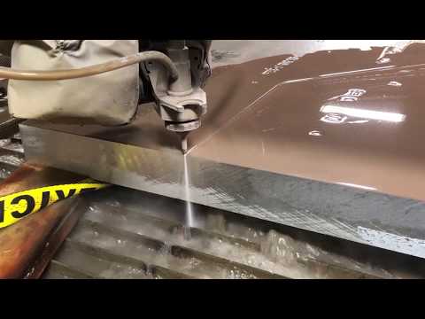 Water Jet Cutting through 3\