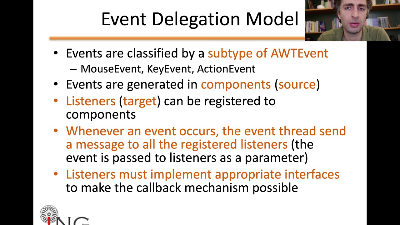 JAVA: Swing e modelli di programmazione ad eventi I (M9-E07) - YouTube