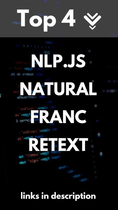 Powerful NLP Libraries for Node.JS Developers || #shorts #nlp #nodejs - YouTube