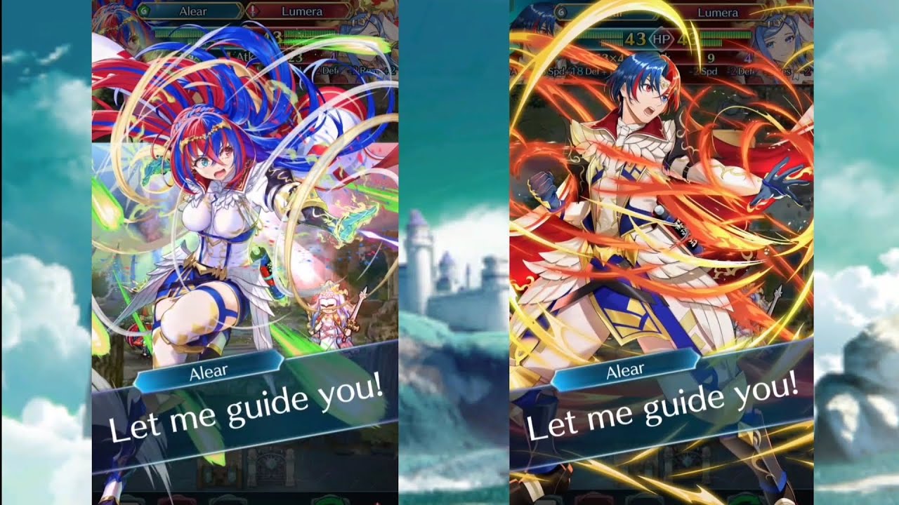 "Let me guide you!" both versions of Legendary Alear - Fire Emblem ...