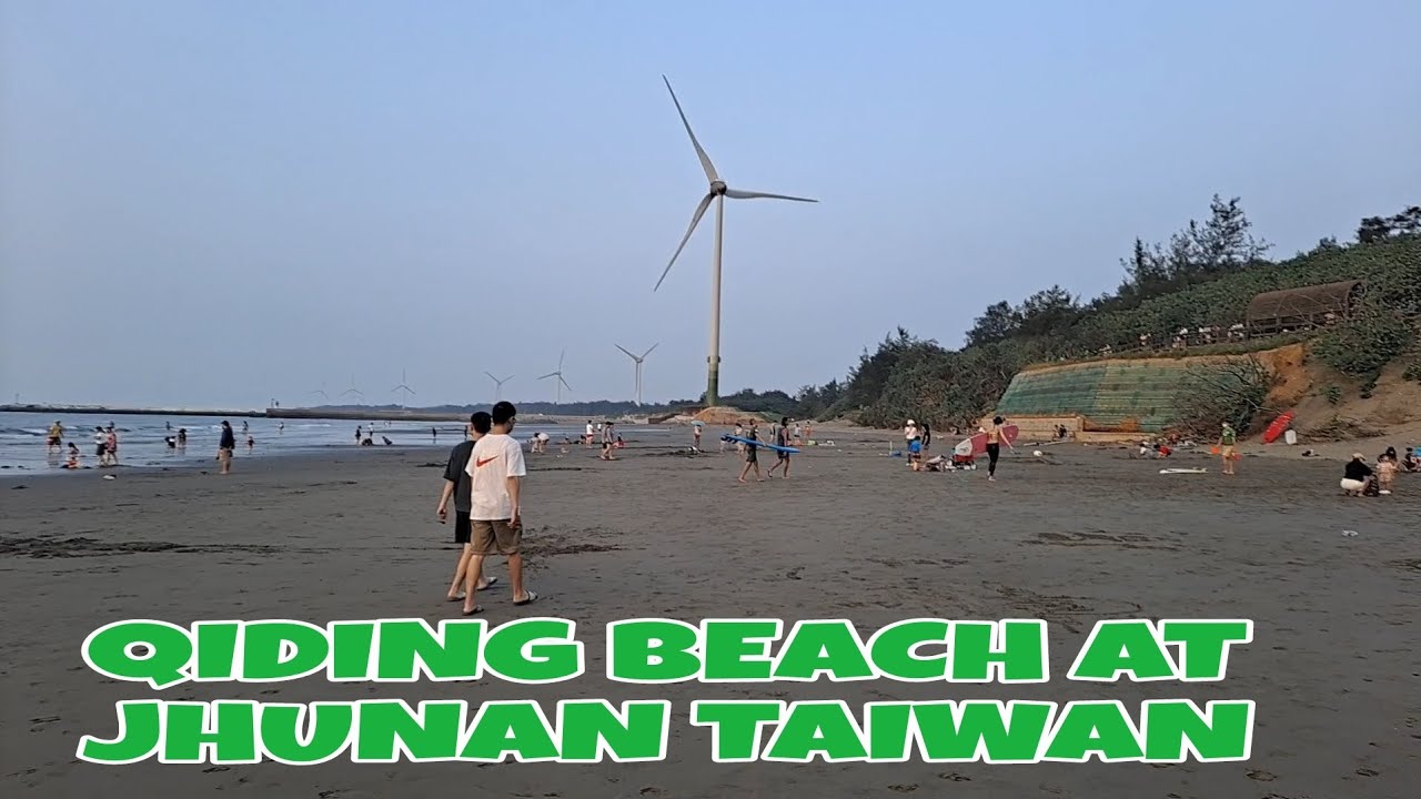 QIDING BEACH AT JHUNAN TAIWAN #buhayofw - YouTube