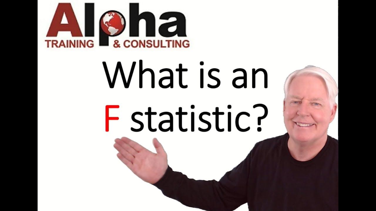 What is an F statistic? - YouTube