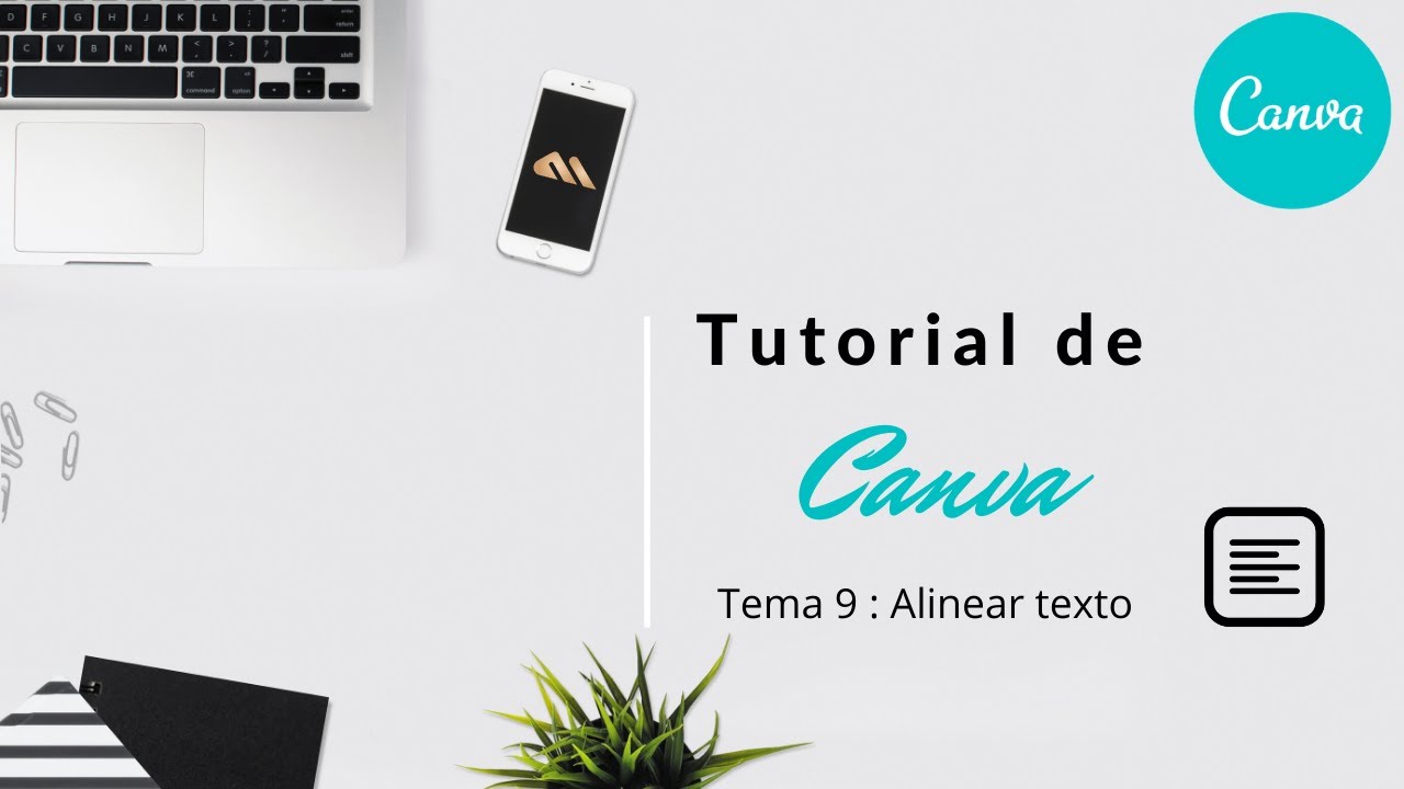 Canva Tema 9 - Alinear texto - YouTube