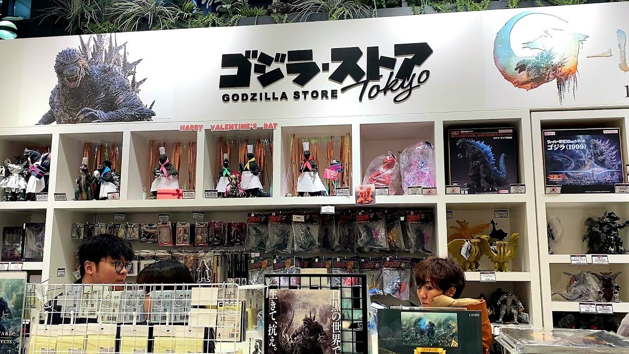 Let's Enjoy Godzilla Store in Shinjuku, Tokyo! - YouTube