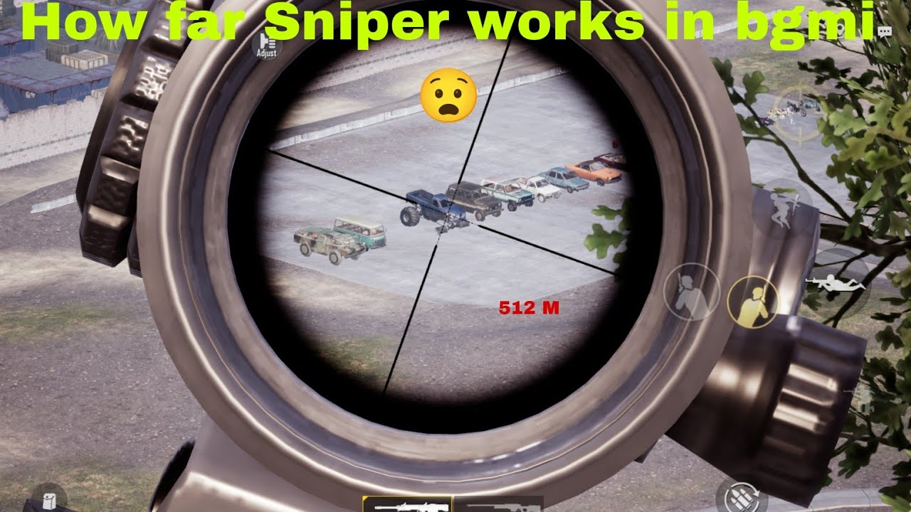 Bgmi Sniper range test in Bgmi . Best Sniper in bgmi ️ #bgmi - YouTube