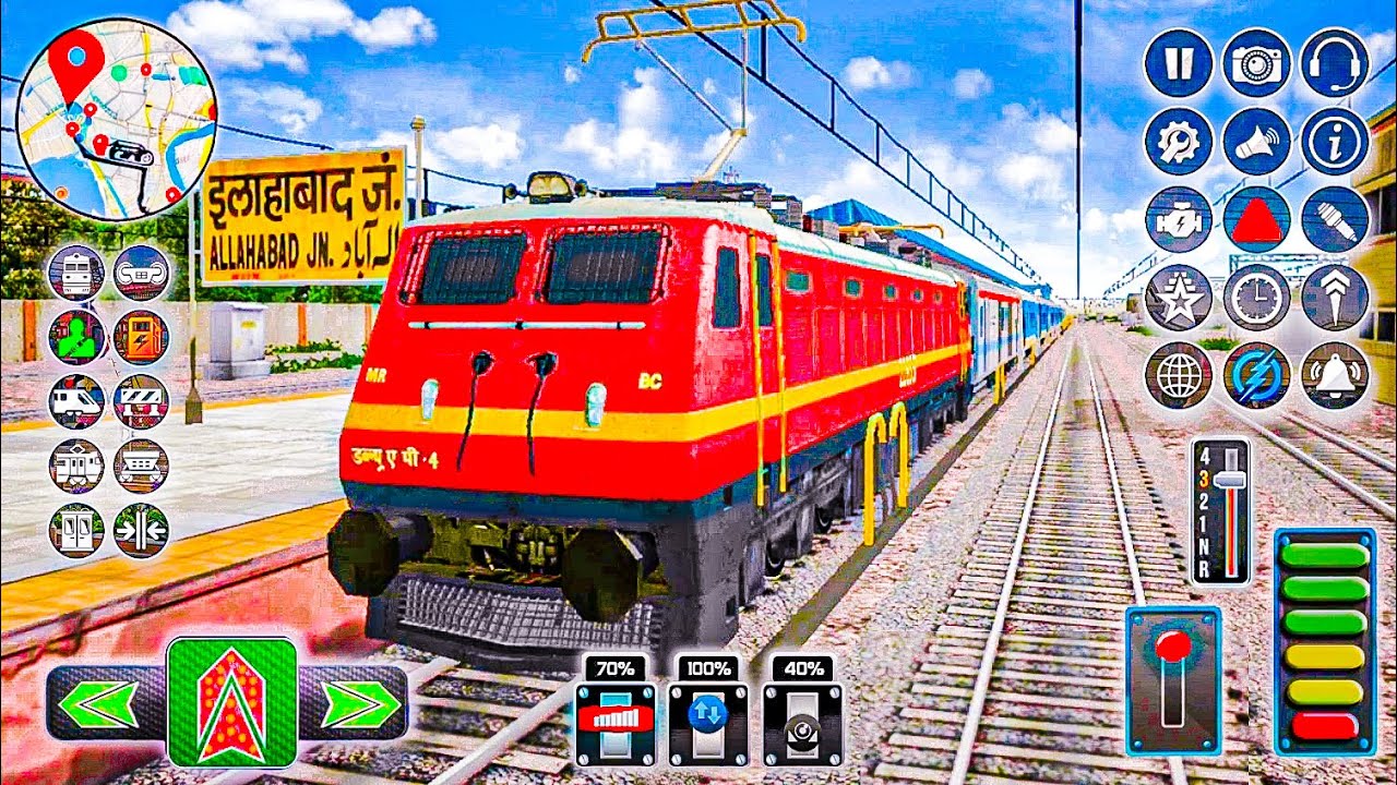 Realistic Indian Train Game Gameplay Indian Train Simulator ( Android ...