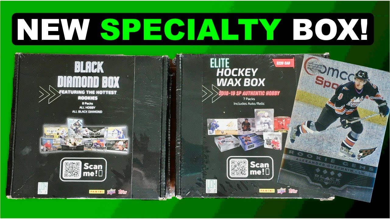 BLACK DIAMOND! - ELITE Wax Box Club Hockey Card Subscription Box ...