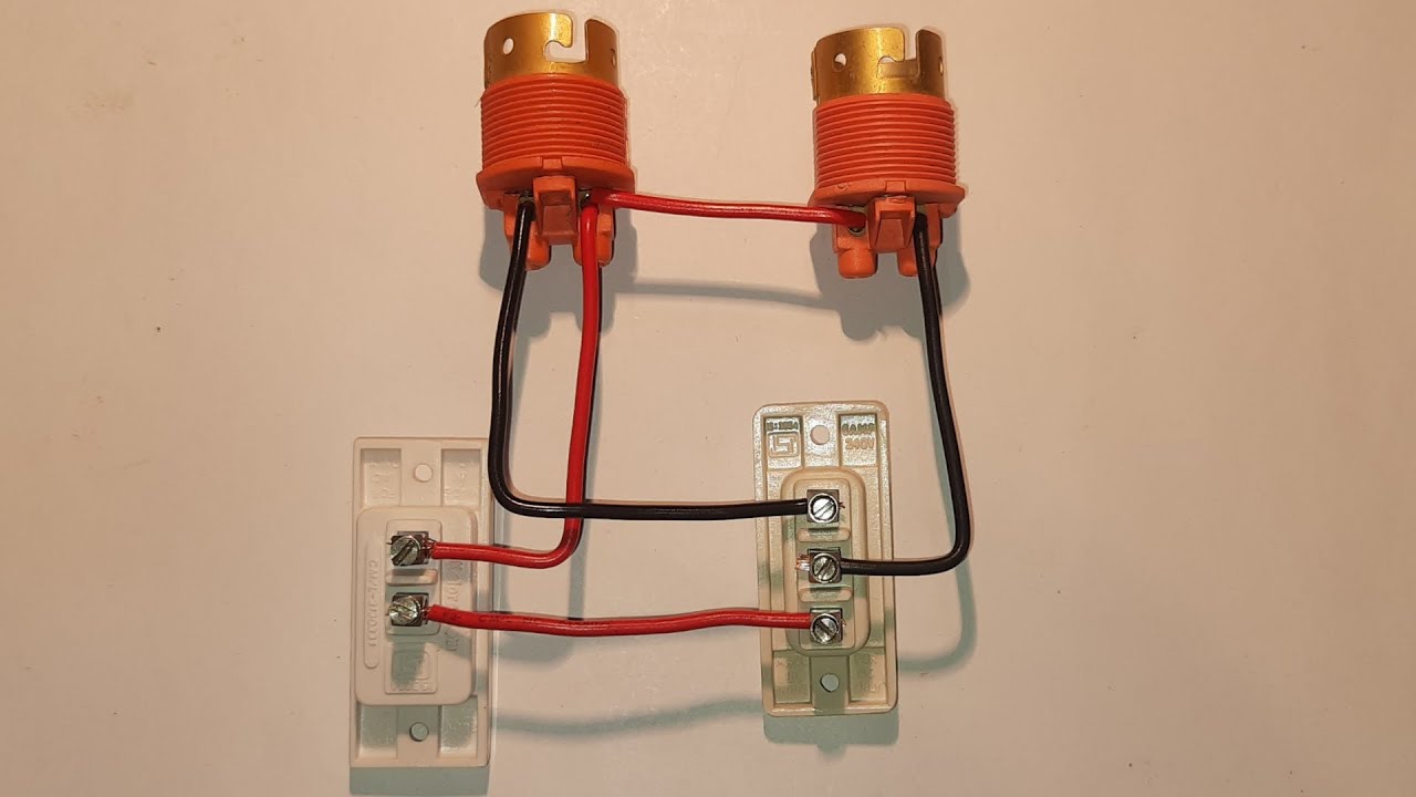 tow way switch connection - YouTube