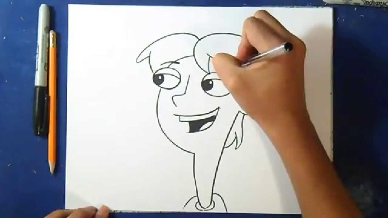 Cómo dibujar a Jeremy Johnson "Phineas y Ferb" | How to Draw Jeremy ...