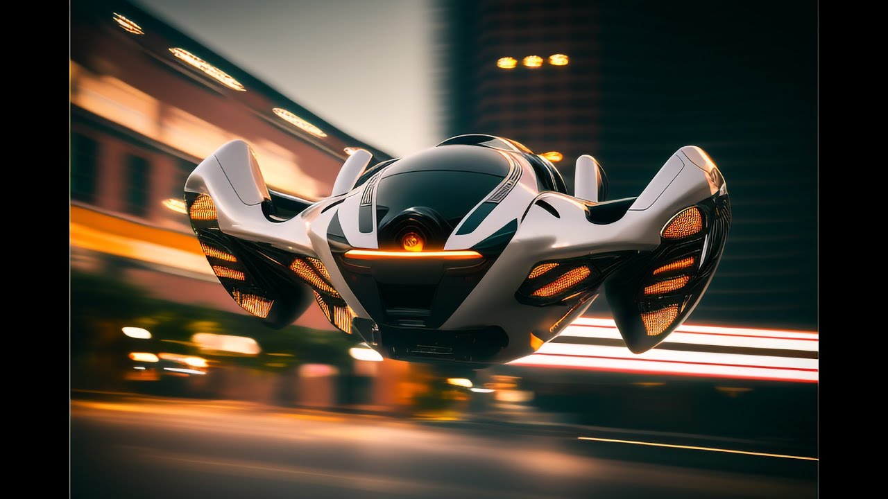 Stunning AI Visuals of Flying Cars: The Power of AI Art - YouTube