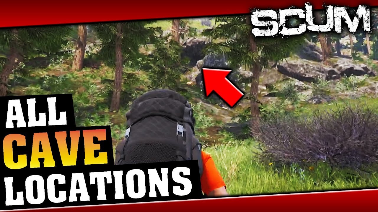 SCUM - ALL Cave Locations Part 1 [ Coordinates, Showcase and Secret ...