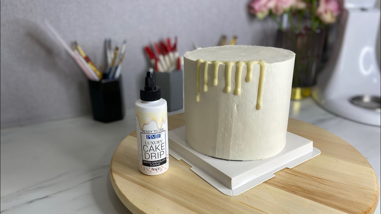 Test Luxury Cake Drip PME par Huckleberrypastry - YouTube