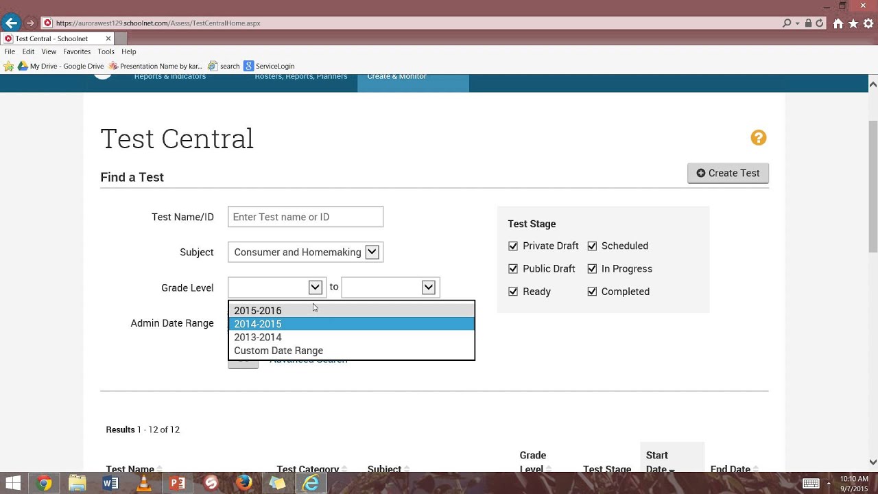 How to Find a Test on SchoolNet - YouTube