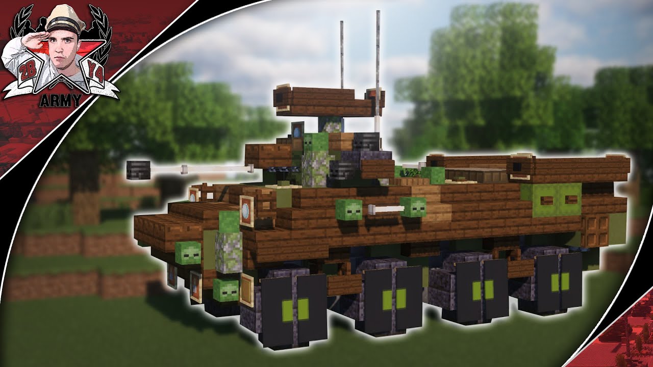 Minecraft: Modern BTR-90 | Armored Personnel Carrier Tutorial - YouTube