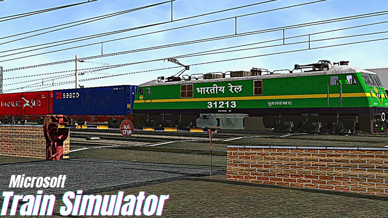 Freight Train Action for the Fisrt time in IR-MSTS OPEN RAILS | WAG9 ...