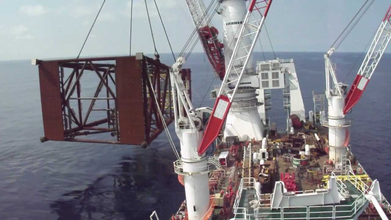 OSA Goliath heavy lift vessel .AVI - YouTube