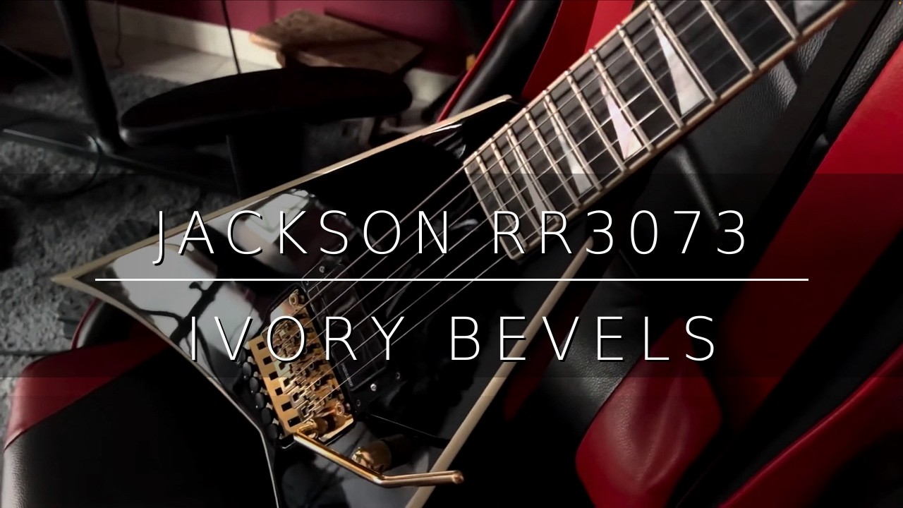 My Guitars - Jackson USA Custom Shop RR black with ivory bevels ...