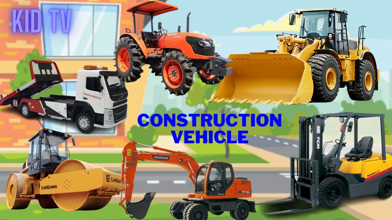 What car is this??? Teach children to learn construction vehicles and ...