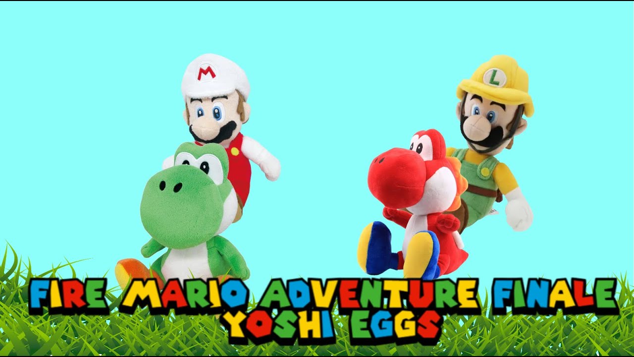 Fire Mario adventure Finale Yoshi eggs - YouTube