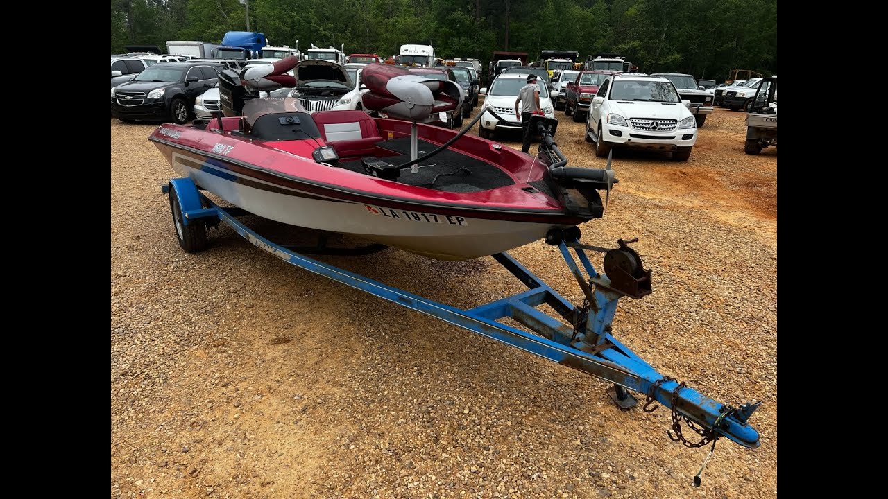 1989 Bass Tracker 1600Tf 16’ Bass Boat with Trailer - YouTube