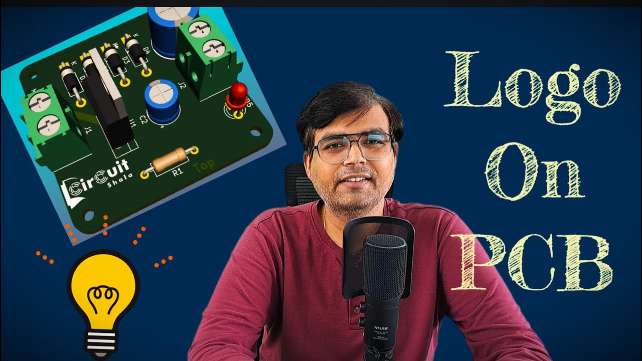 Logo On PCB with Kicad free PCB design Software - YouTube