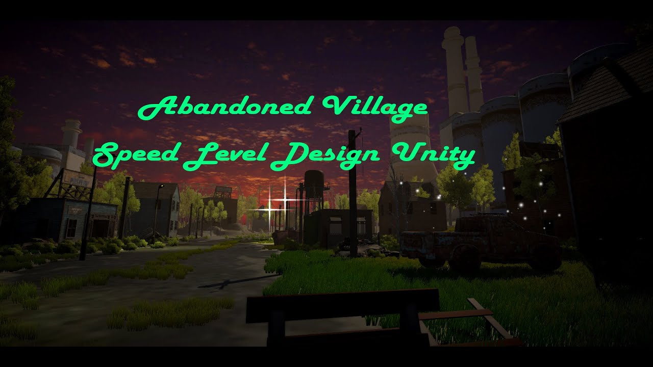 [UNITY] SMK : Abandoned Town (Speed Level Design) - YouTube