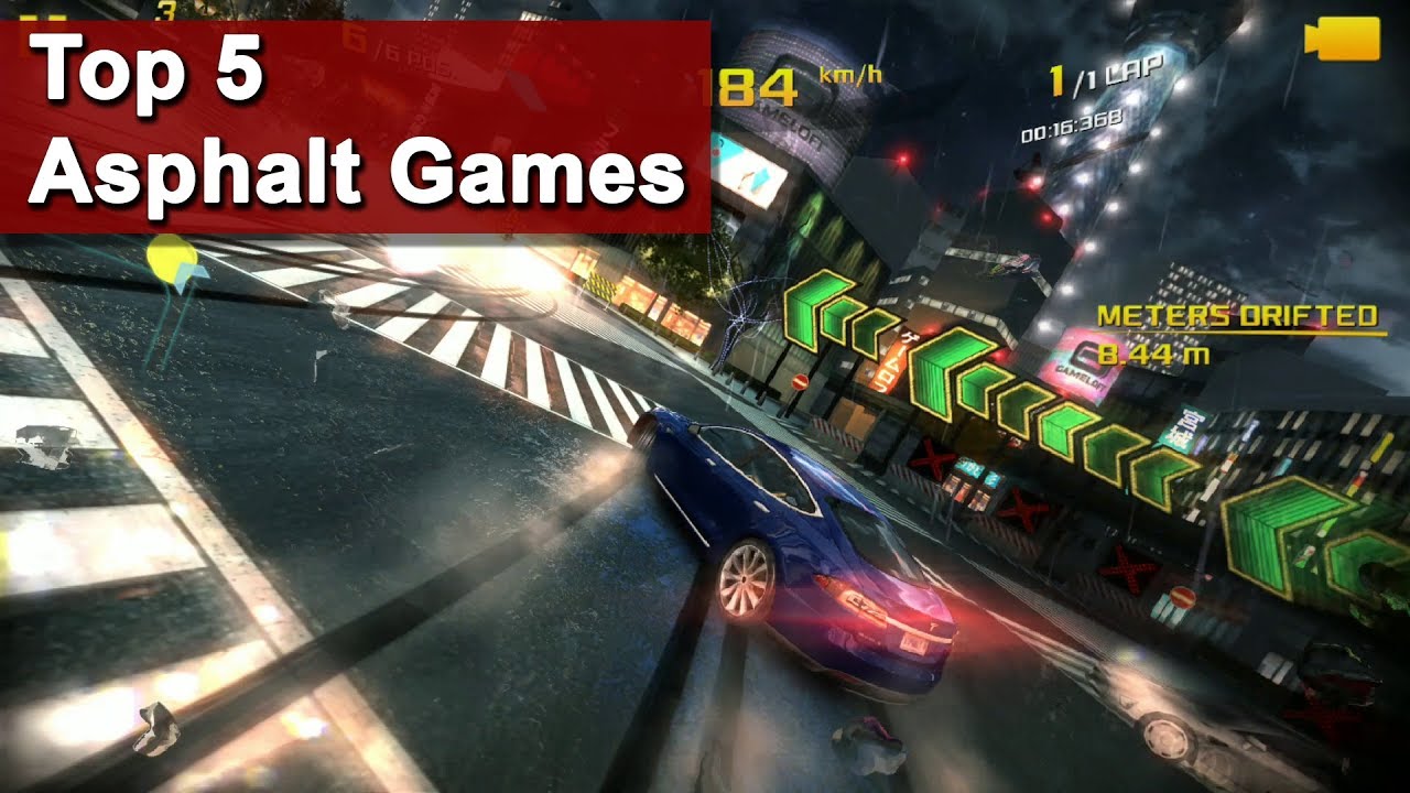 Top 5 Asphalt Games in 2019 - Top 5 Car Racing Games By Gameloft - YouTube