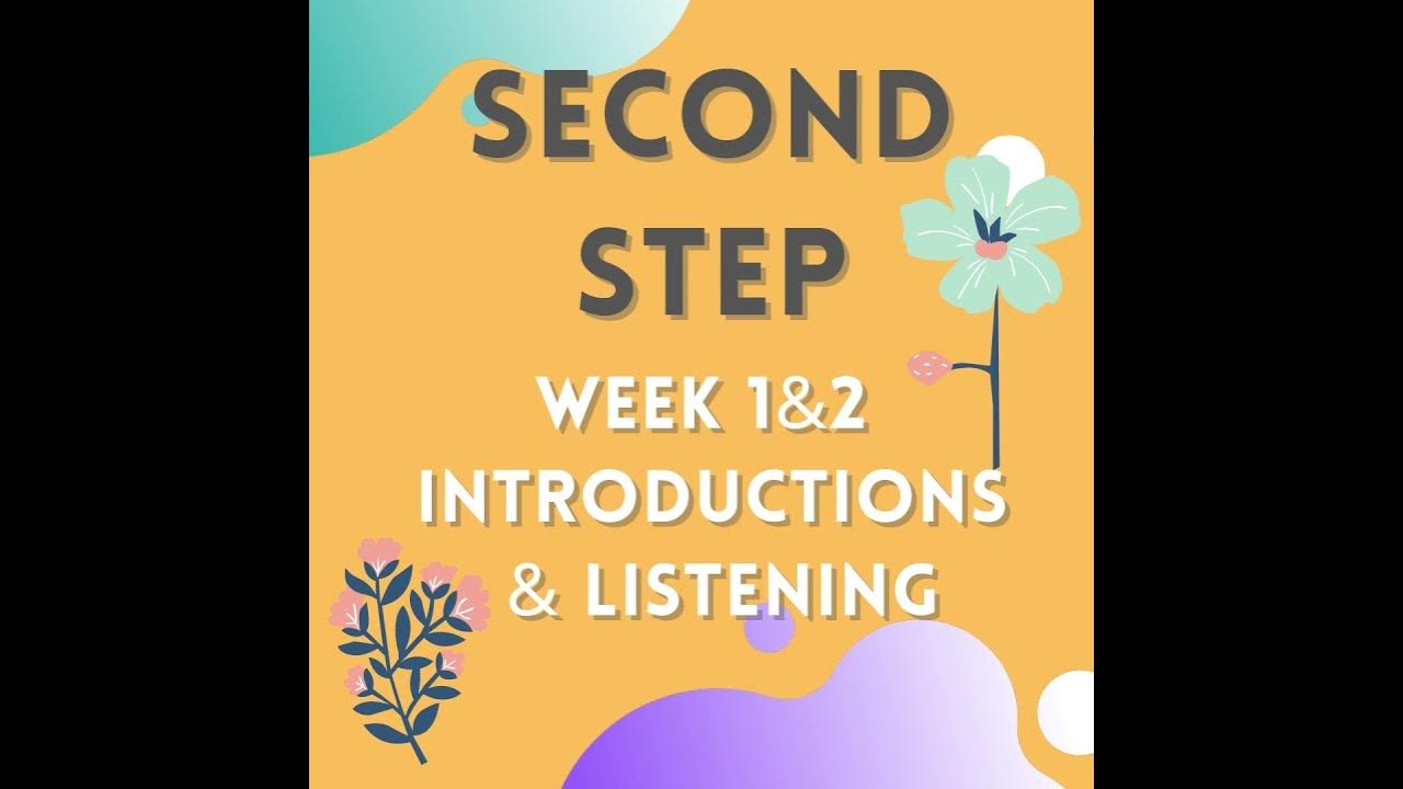 Second Step week 2- Listening Rules - YouTube