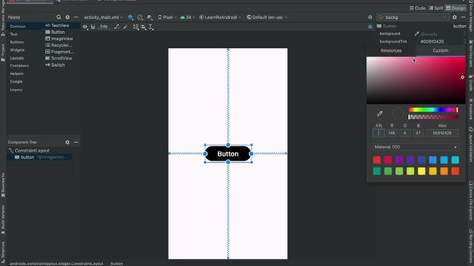 Đổi Màu Button Trong Android Studio - Hướng Dẫn Chi Tiết Dễ Dàng