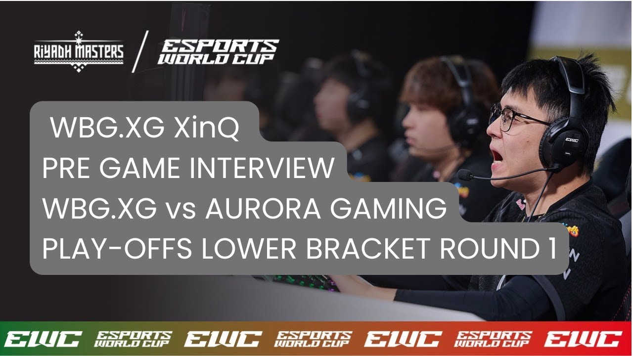 XinQ Pre-game Interview | Dota 2 Riyadh Masters x EWC // Day 10 ...