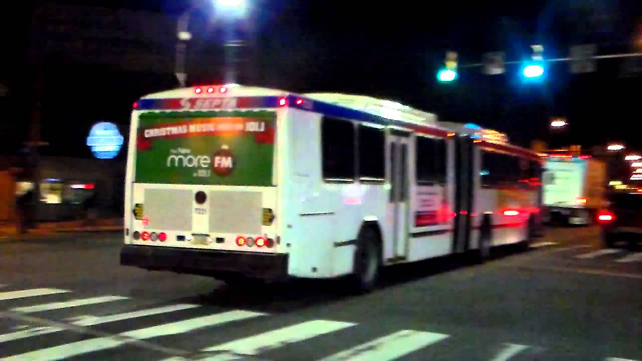 SEPTA BUS: NEOPLAN AN460 OQ 7221 TAKE OFF - YouTube