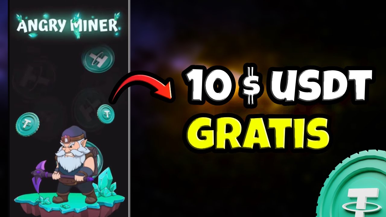 JUEGO ANGRY MINER PAGANDO USDT GRATIS EN TELEGRAM - YouTube