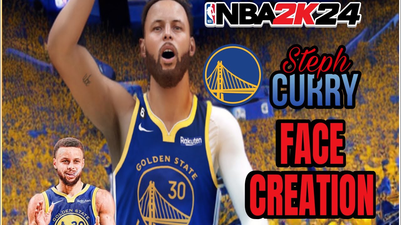 NBA 2k24 How to Make Stephen Curry Face Creation - YouTube