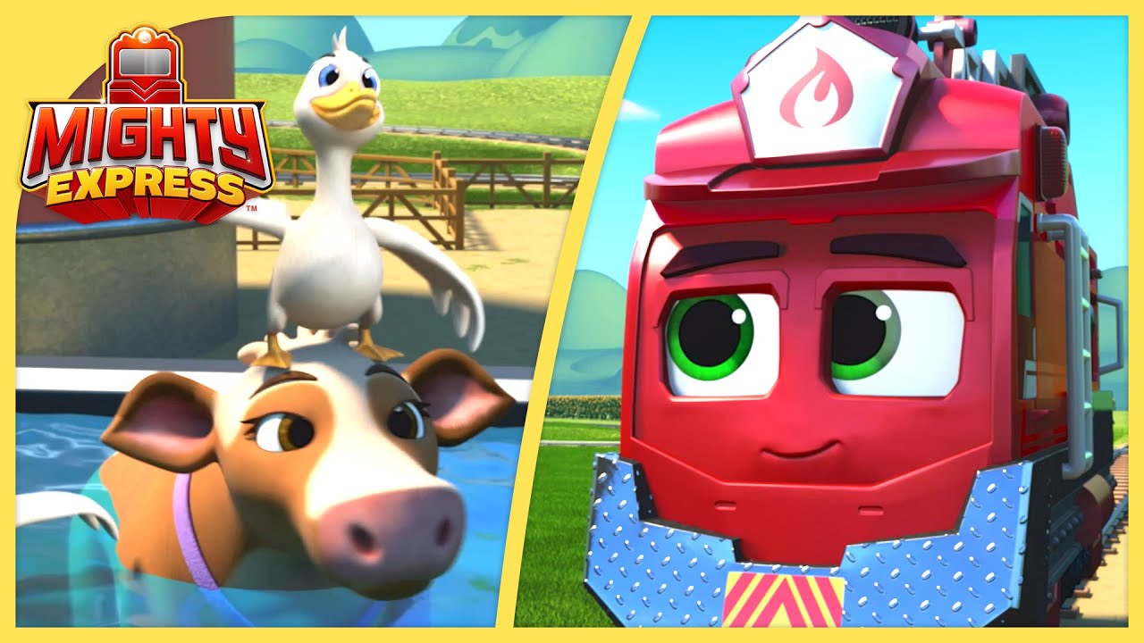 Rescue Red & the Party Animals 🐷 | Mighty Express Minis | Cartoons for ...