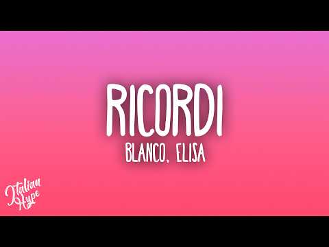 BLANCO, Elisa - Ricordi