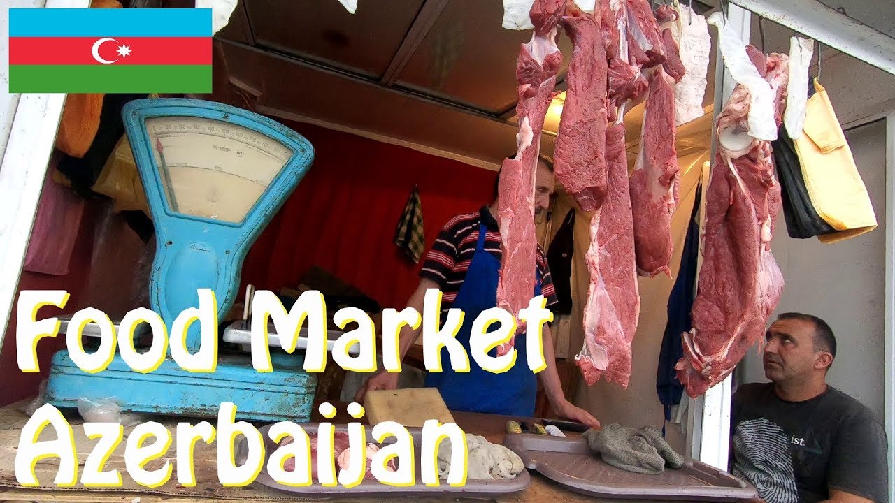 Food MARKET in north AZERBAIJAN, Quba municipality - YouTube