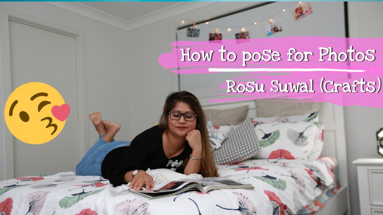 How to Pose For Photos , Simple cross leg photo shoot tricks. - YouTube