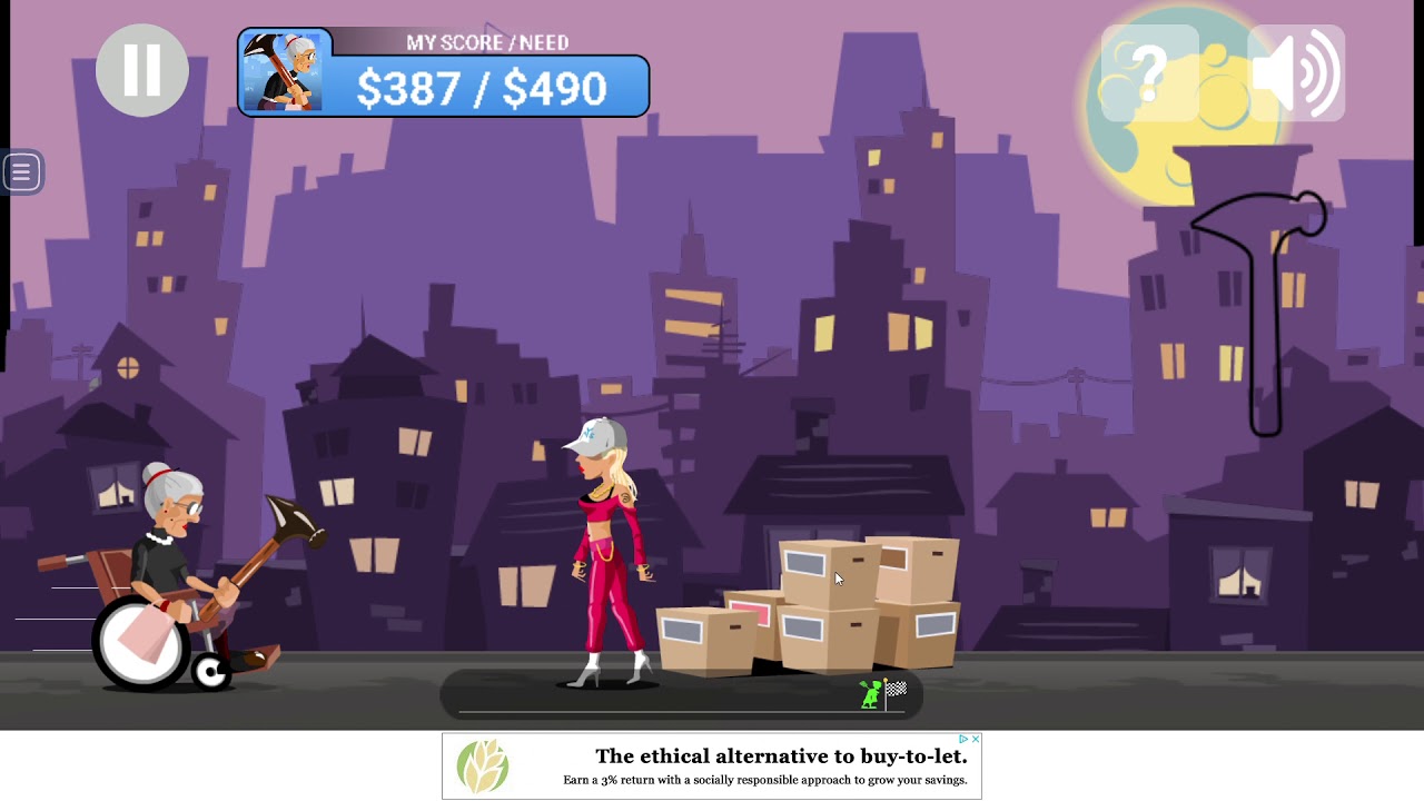 ANGRY GRAN (flash game) - YouTube