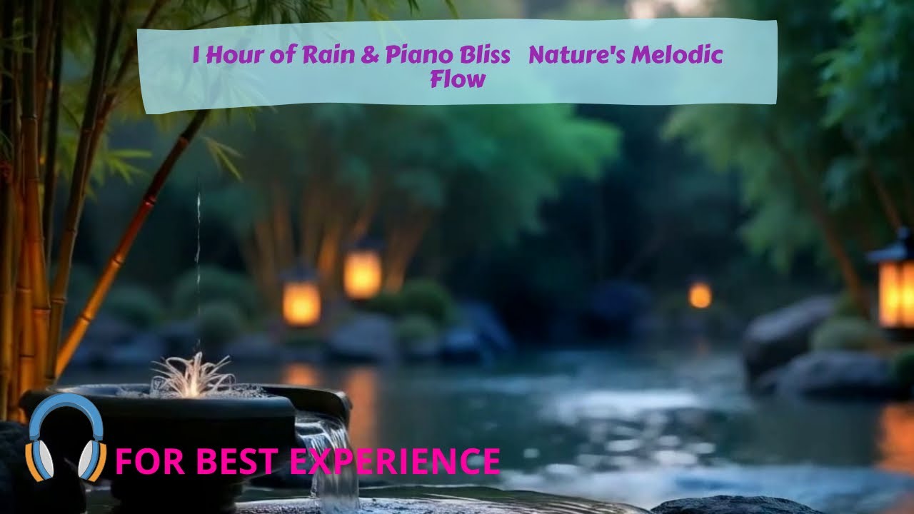Rain & Piano Bliss 🎹 Nature's Melodic Flow #shorts #sleep - YouTube