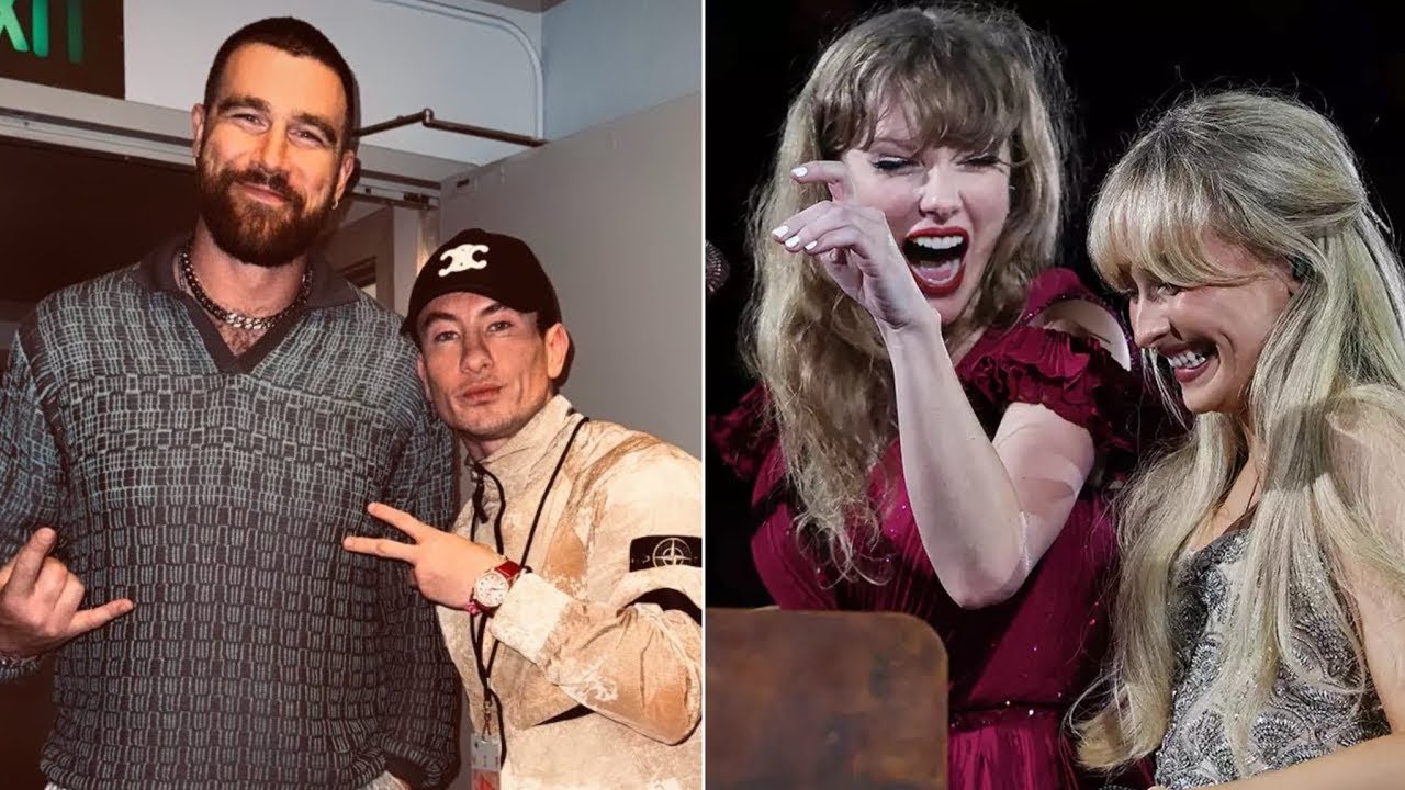 Travis Kelce and Barry Keoghan Cross Paths at Justin Timberlake Show ...