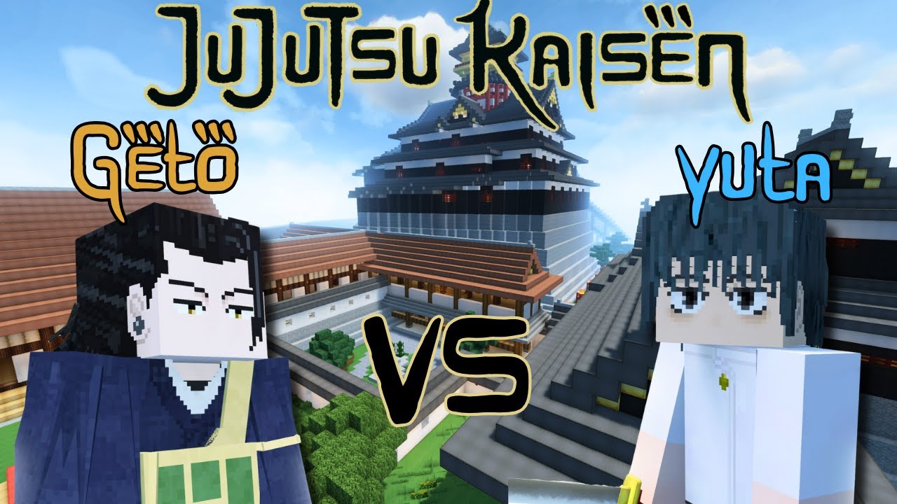 Epic Mod Battle: Yuta vs Geto in jujutsu craft - YouTube