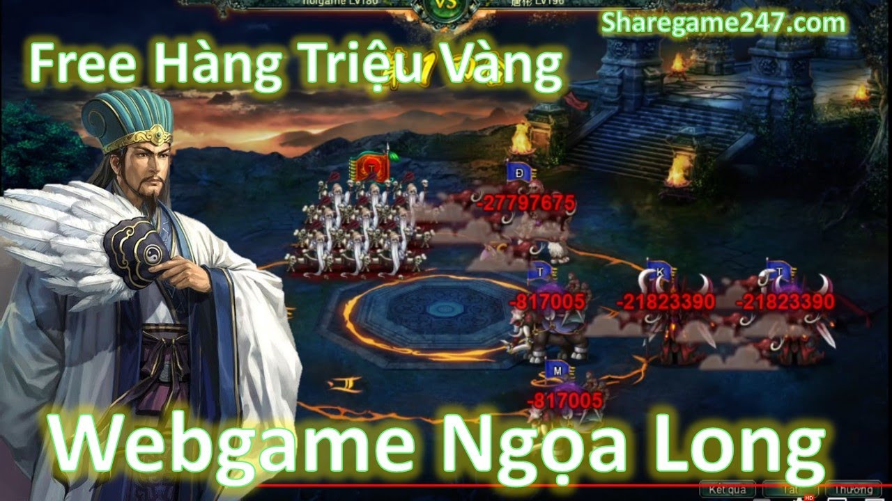Webgame Ngọa Long Việt Hóa Free - YouTube