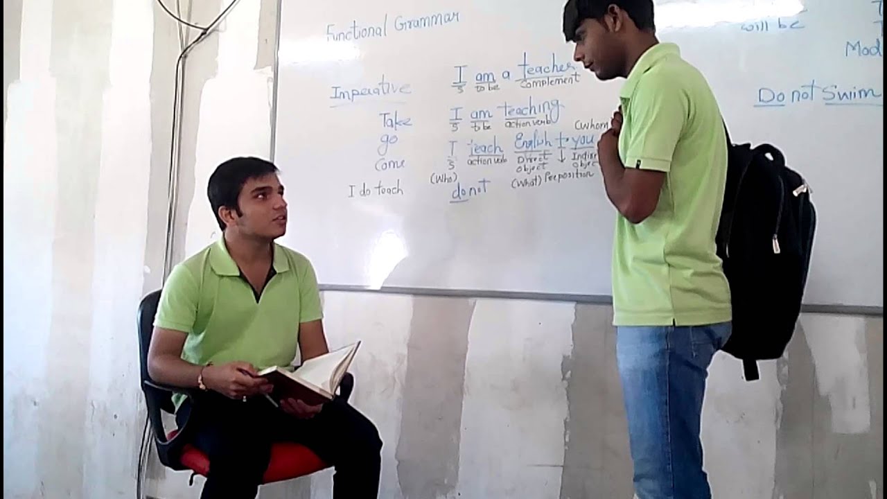 Teacher and Student Conversation - YouTube