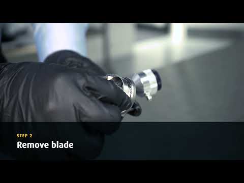 Nemco Maintenance - Bettcher Quantum Flex X350-X625 - Change and control of blade
