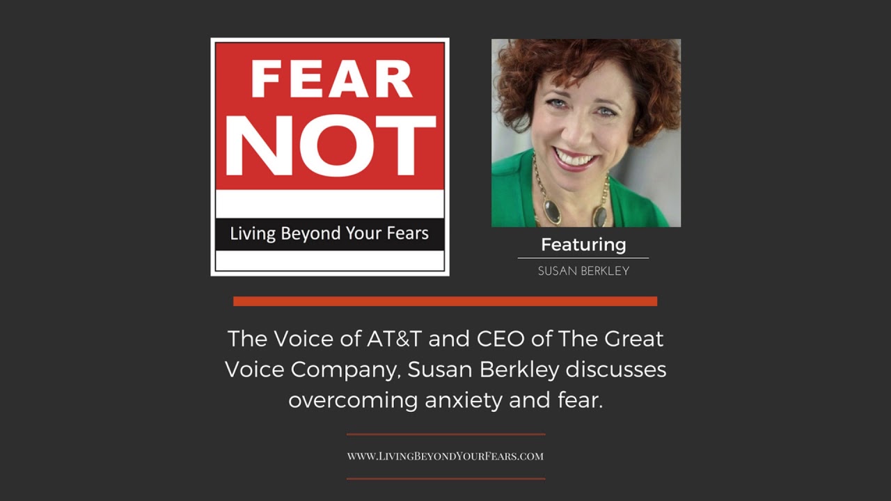 FEAR NOT Podcast Episode 6 - Susan Berkley - YouTube