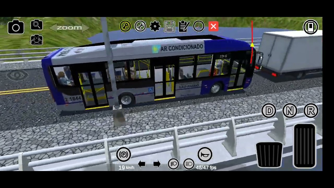 FAST BUS DRIVING WITH HEAVY TRAFFIC - YouTube