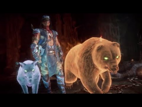 MK 11- NightWolf All Fatalities! - YouTube