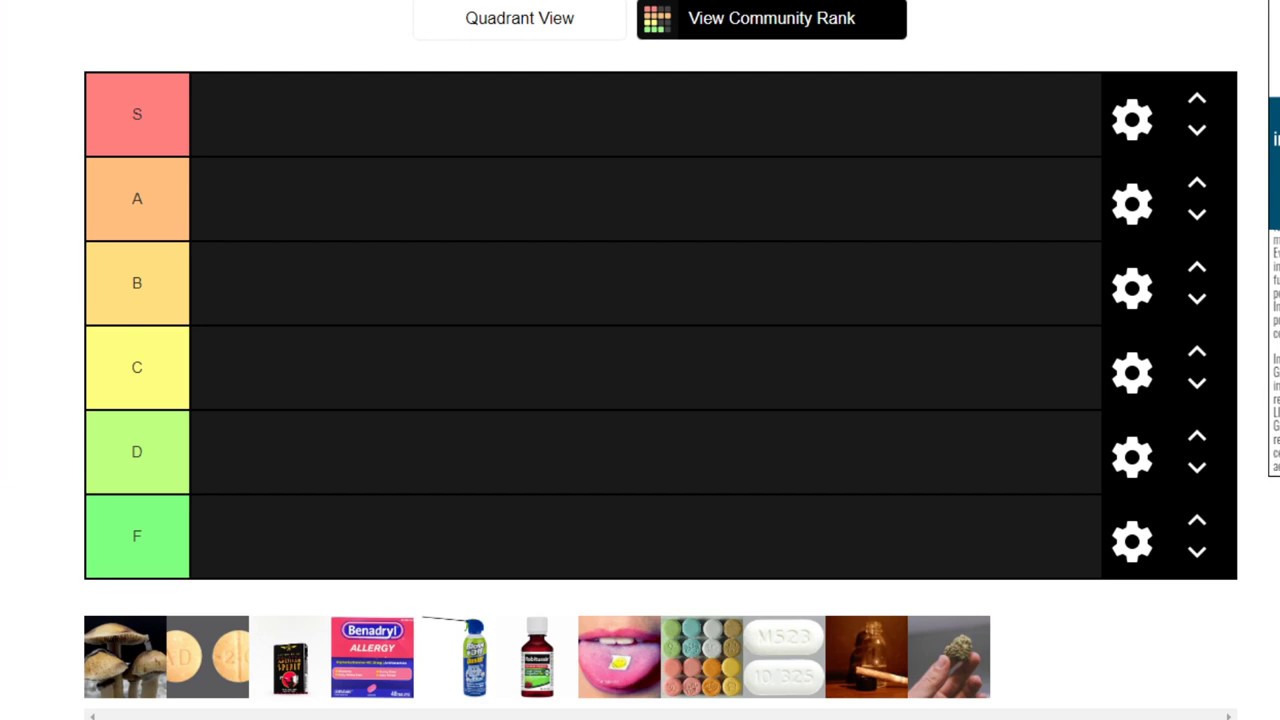 Drugs tier list - YouTube